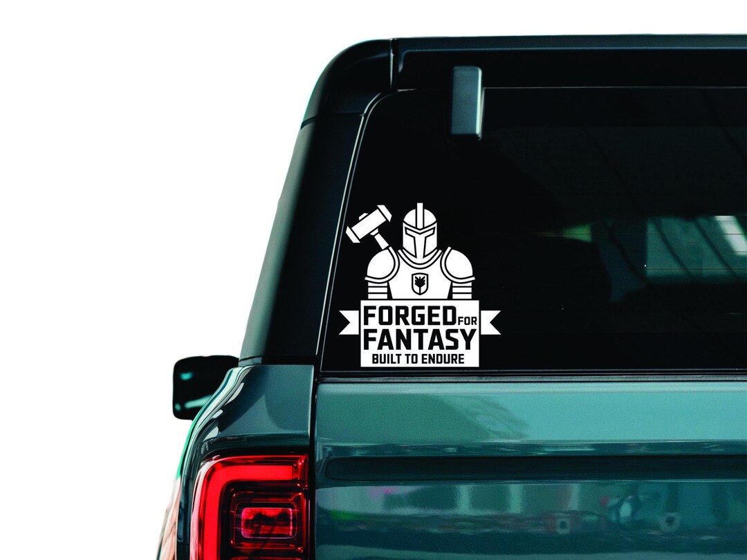 Larp Armor Crafter Decal, Fantasy Armor Maker Sticker, Custom Armor ...