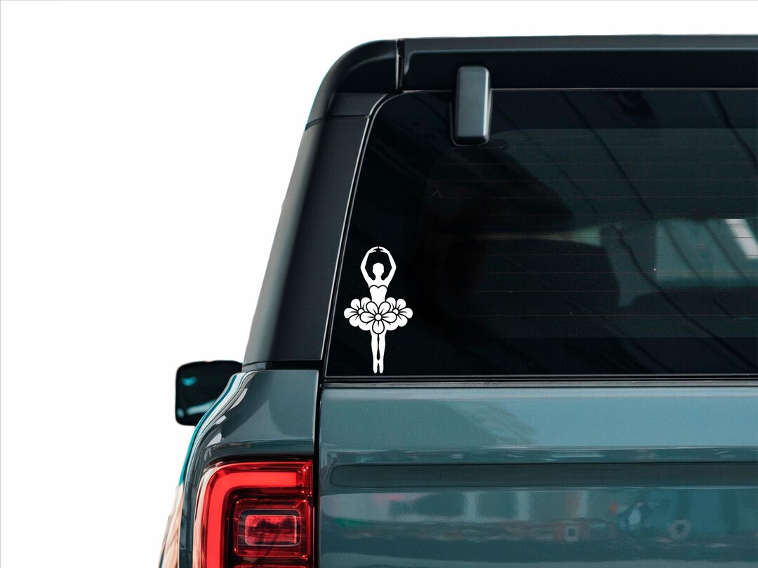 Ballerina Vinyl Decal – Ballet Dancer Sticker for Dance Lovers and ...