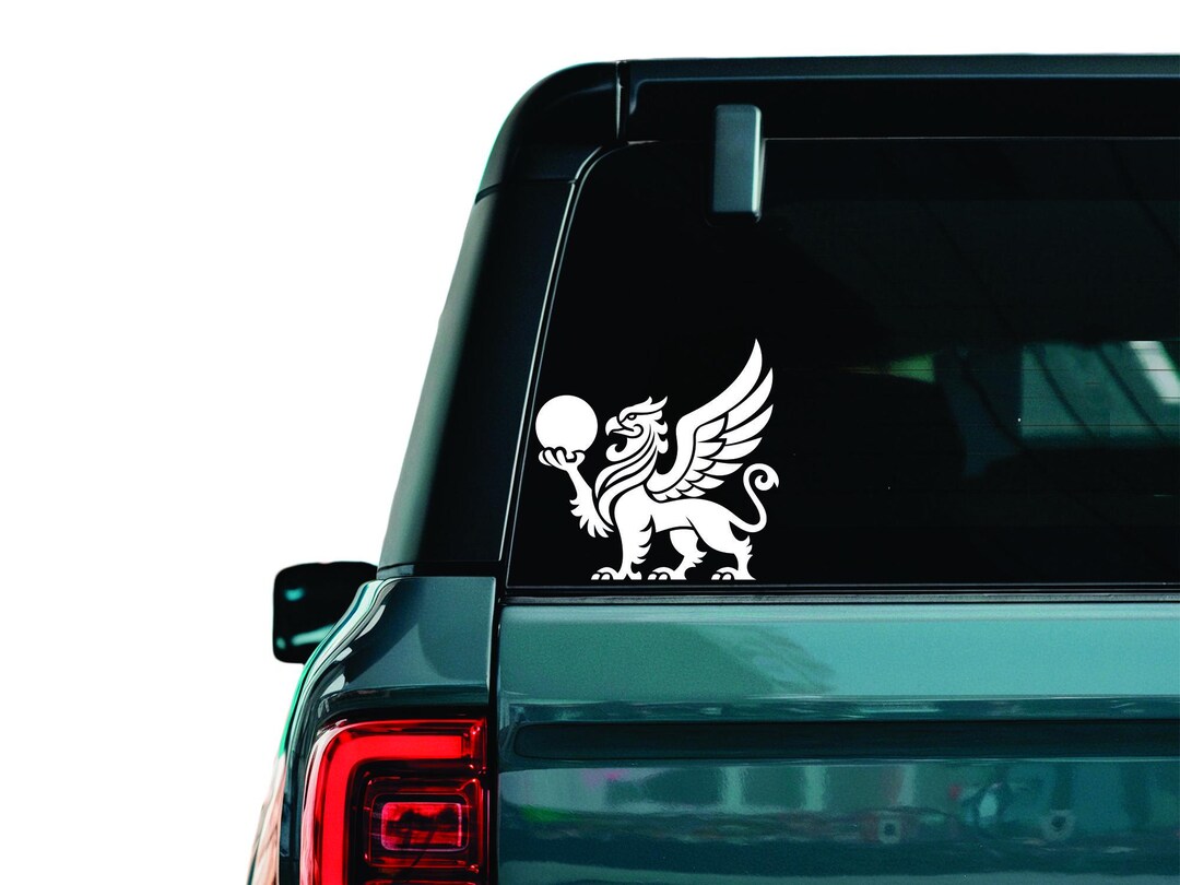 Griffin Decal: Fantasy Gryphon Sticker - Car, Laptop, Window - Etsy