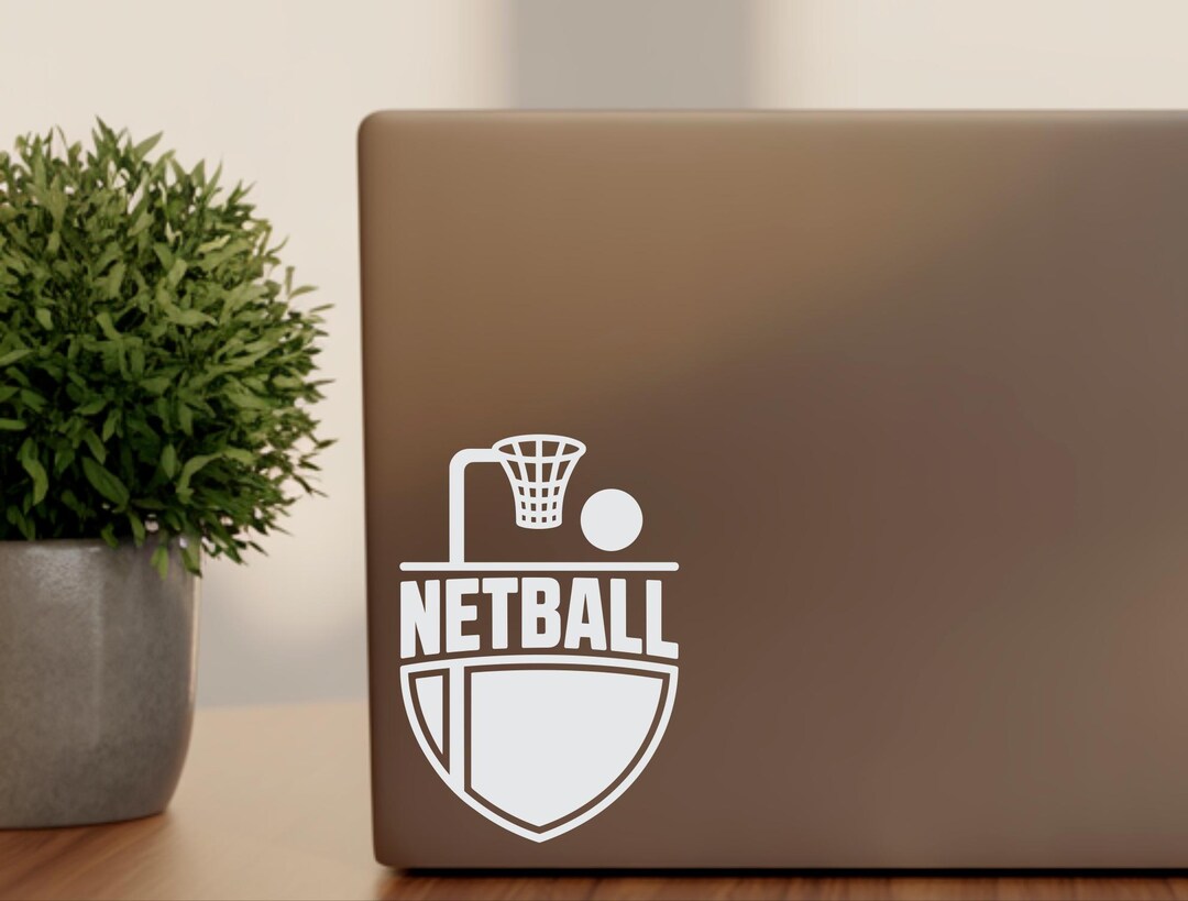 Netball Vinyl Decal – Team Pride Sticker for Players and School Sports ...