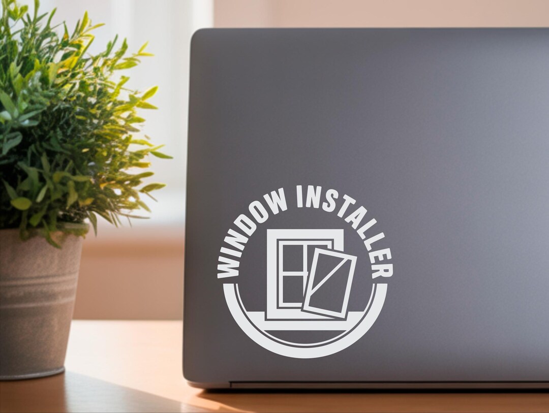Window Installer Vinyl Decal – Trade Pride Sticker for Glaziers and ...