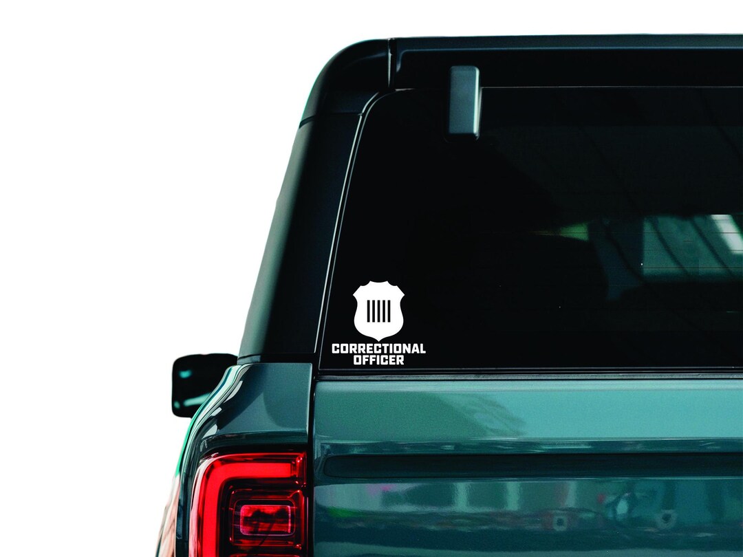 Correctional Officer Decal, Prison Guard Sticker, Detention Officer ...