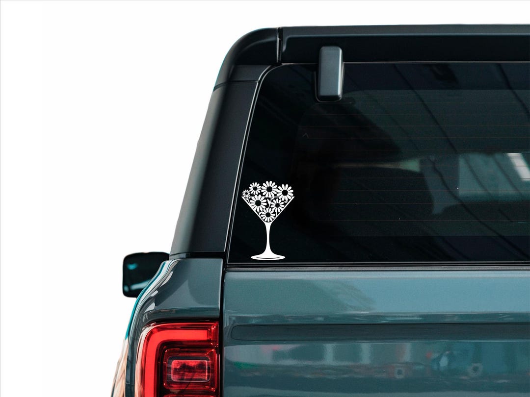 Bartender Vinyl Decal – Cocktail Glass Sticker for Bar Life and ...