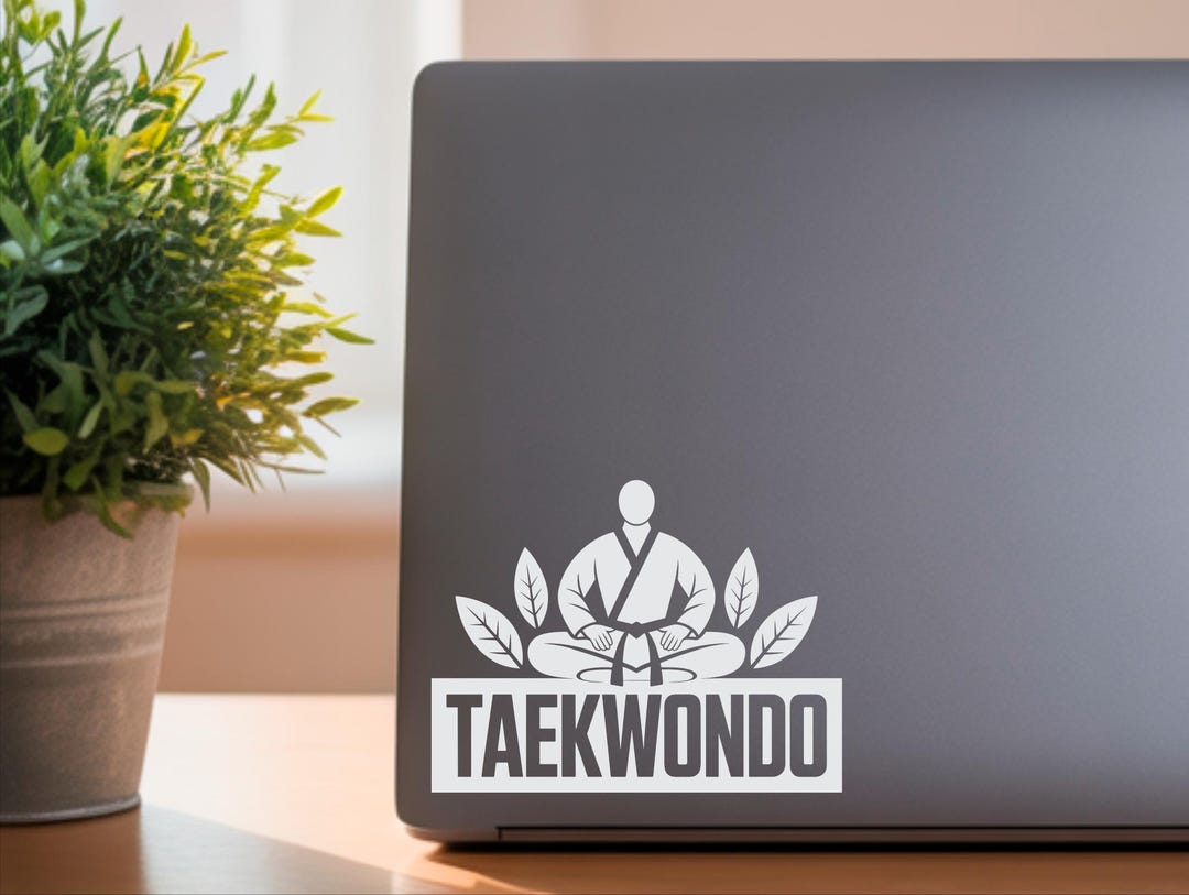 Taekwondo Vinyl Decal – Dojang Pride Sticker for TKD Students and ...