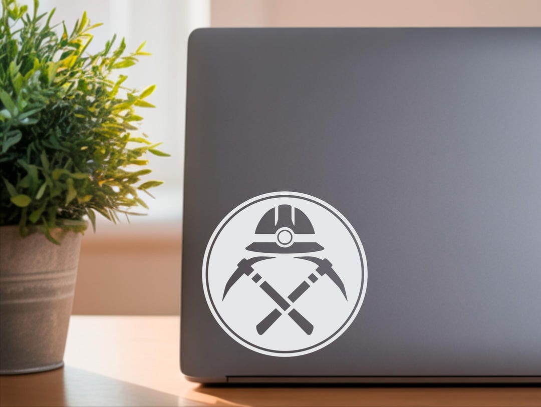 Coal Miner Vinyl Decal: Waterproof Pitman Laptop, Tumbler, Car Sticker ...