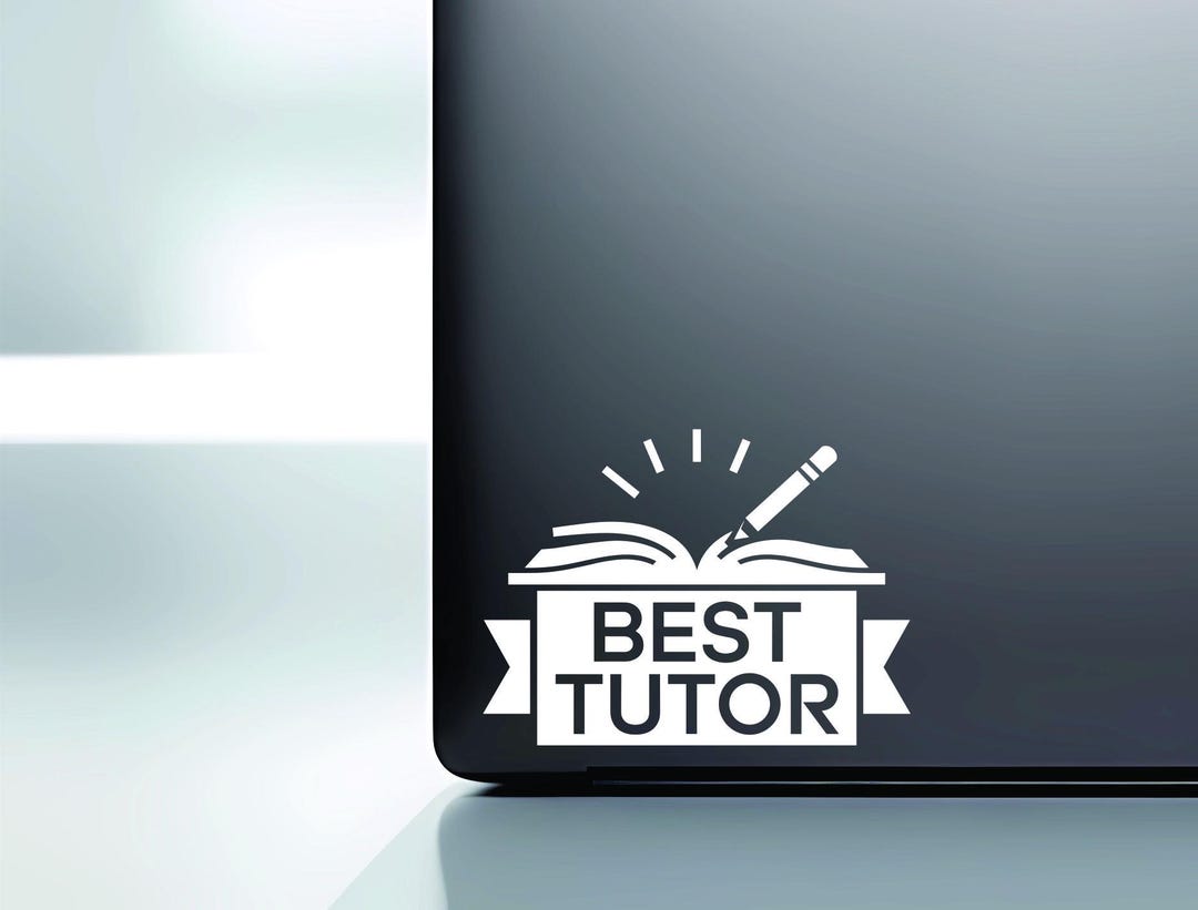 Tutor Vinyl Decal: Laptop, Tumbler, Car Sticker - Etsy