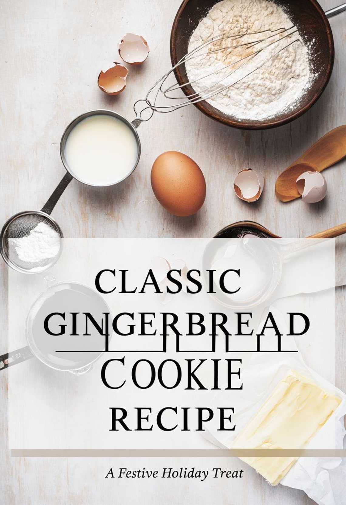 Classic Gingerbread Cookies Recipe: A Festive Holiday Treat - Etsy