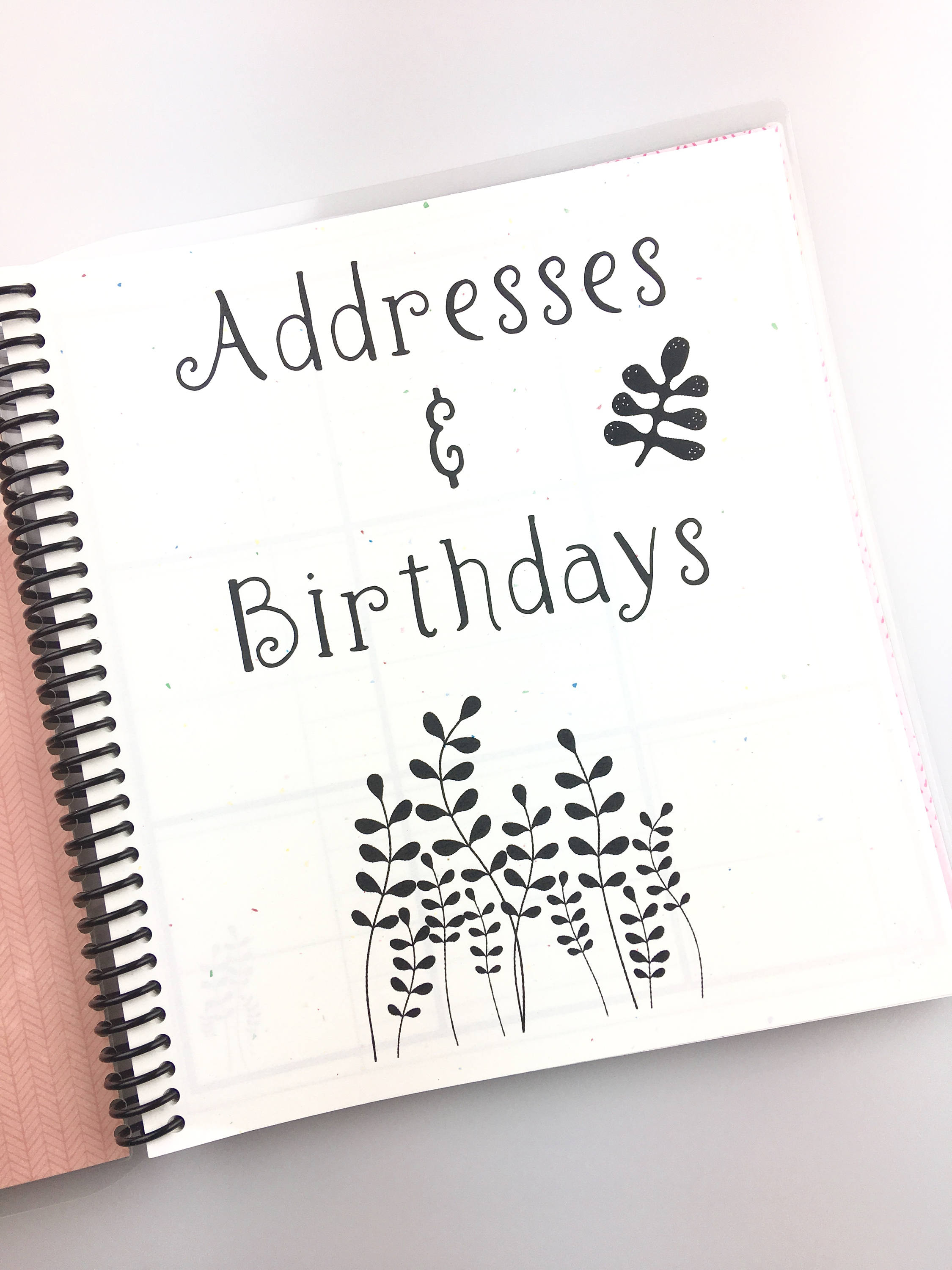 Address & Birthday Book - Etsy
