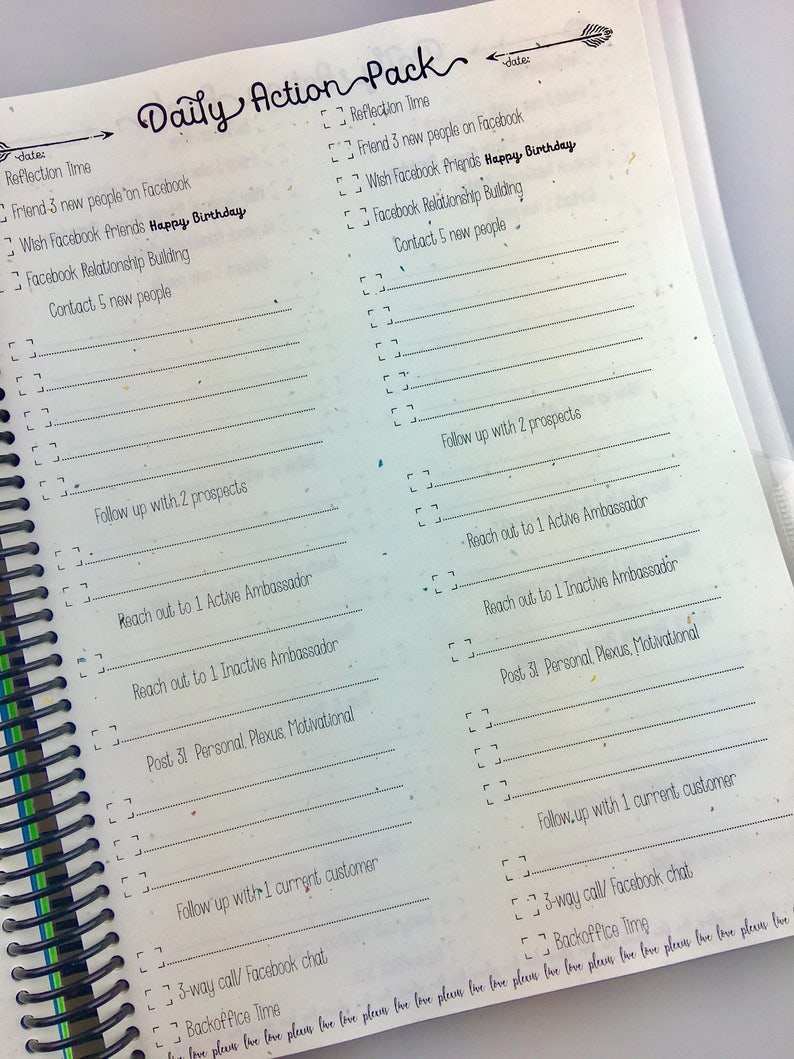 PLEXUS Planner // PLEXUS Organizer // Plexus Ambassador - Etsy