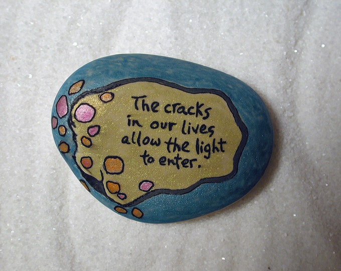 Stone Poem...hand Painted Stone With a Message - Etsy
