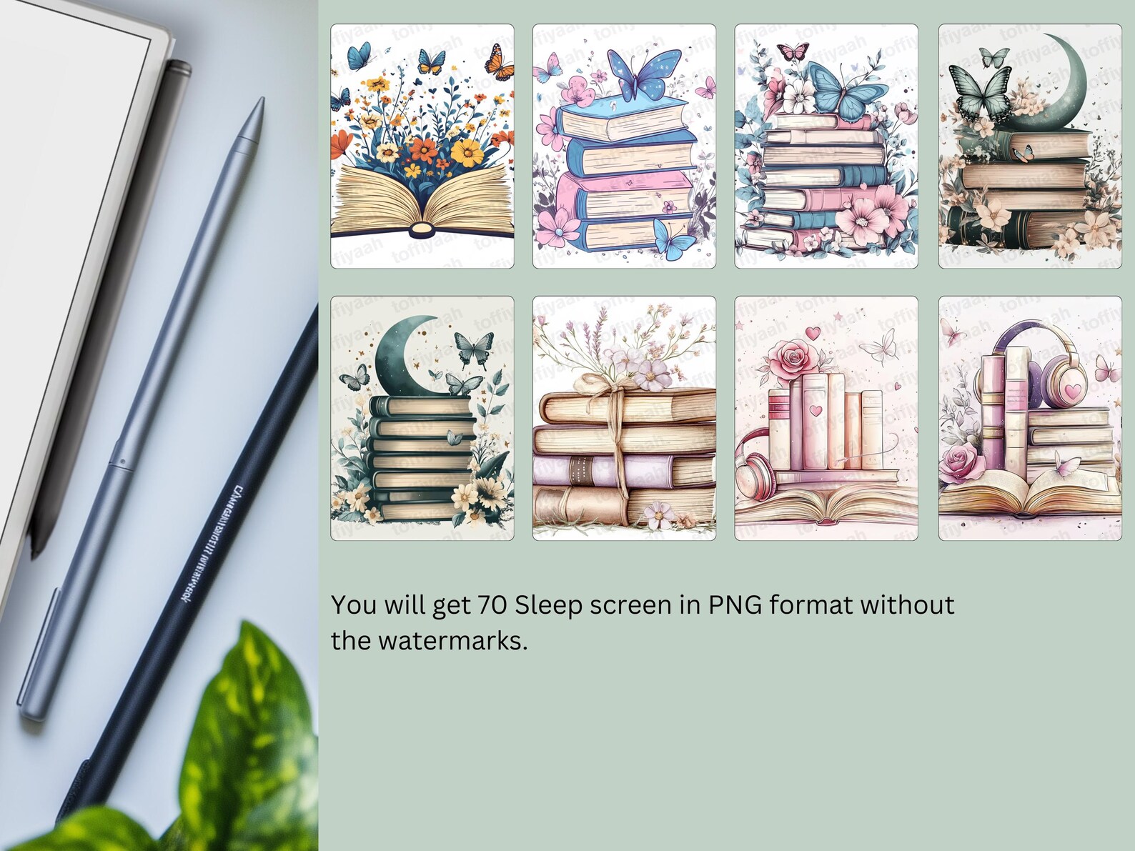 Remarkable Paper Pro Sleep Screen Bundle: Whimsical Covers (PNG) - Etsy