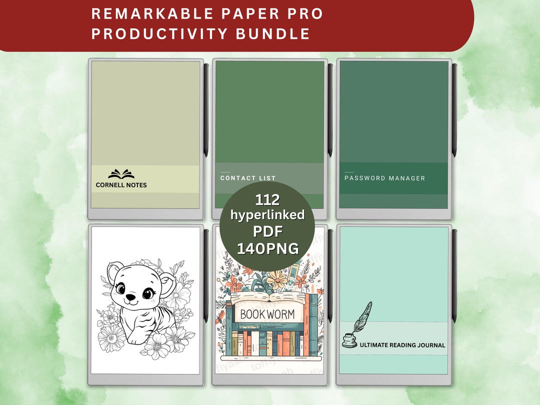 Remarkable Paper Pro Productivity Bundle Remarkable Bundle Remarkable ...