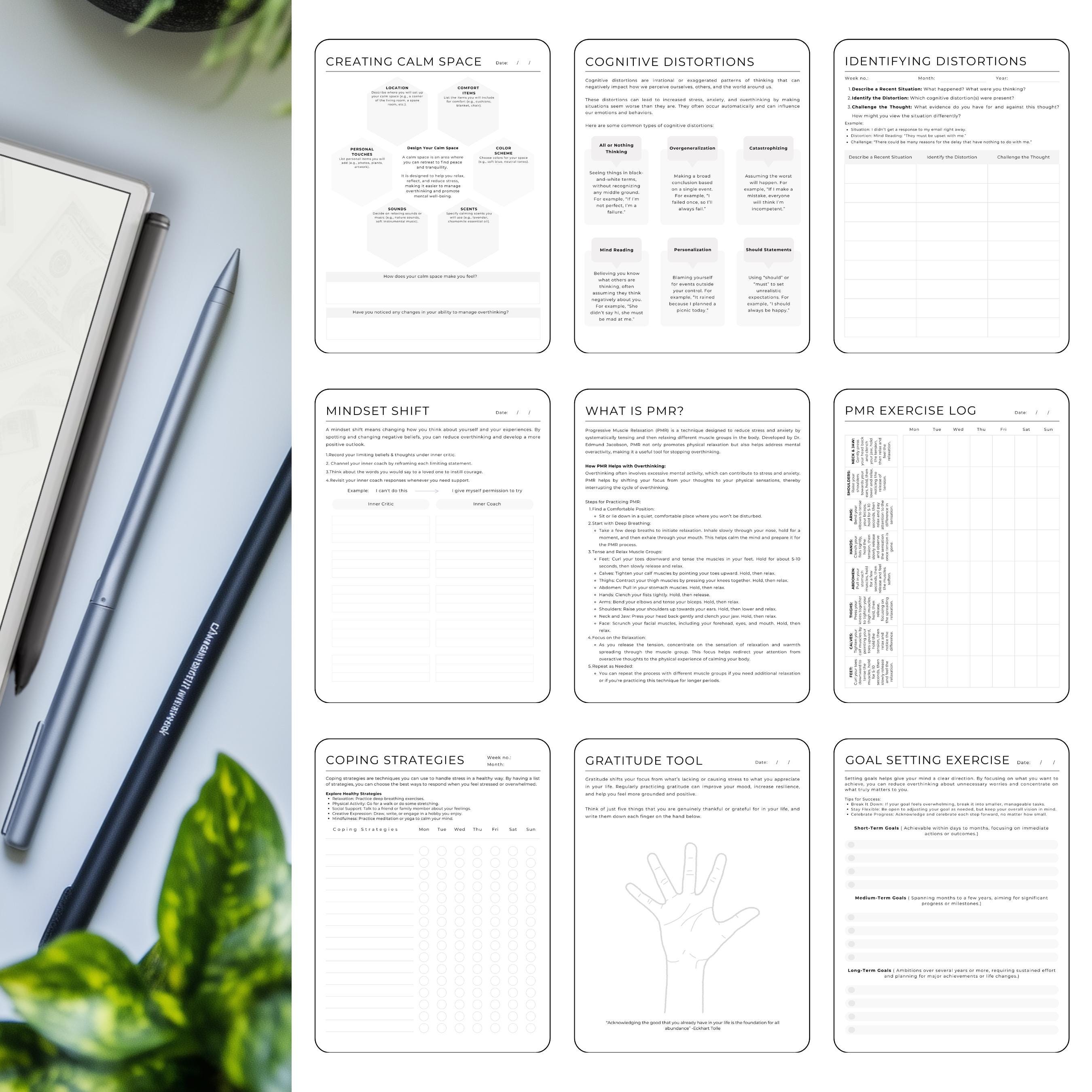 Remarkable Paper Pro Workbook: Stop Overthinking (PDF Download) - Etsy