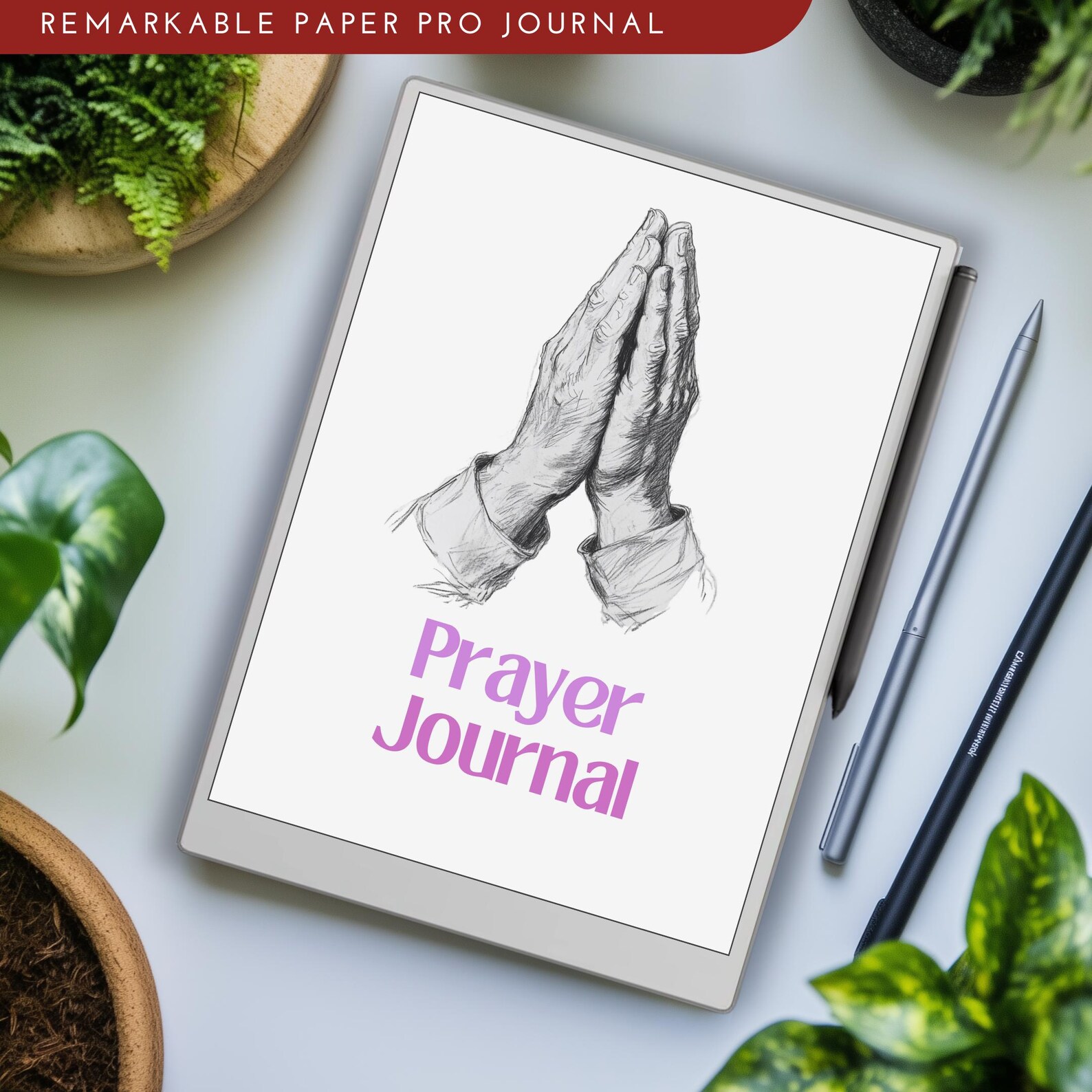 Prayer Journal Template: Remarkable Paper Pro, Daily Reflection (PDF ...