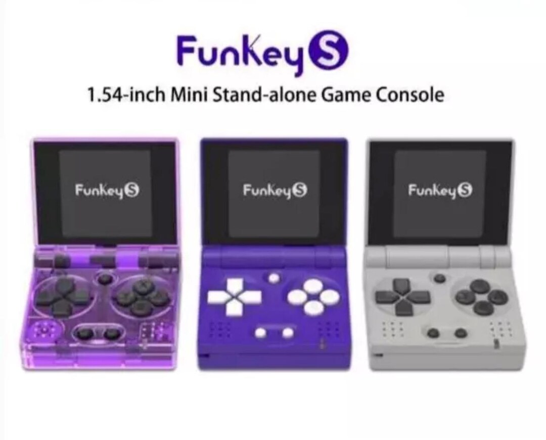 Funkeys 1.54inch Retro Game Console 512gb Games (customized Accessories ...