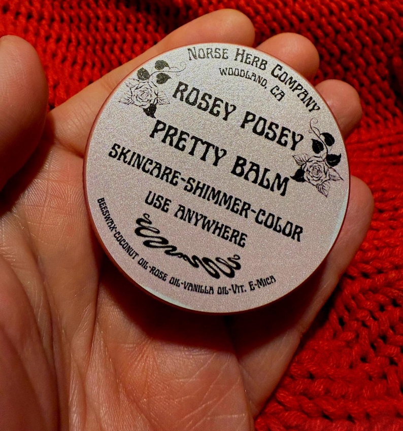 Rosey Posey Pretty Balm, Blush, Lip Balm, Skin Care - Etsy