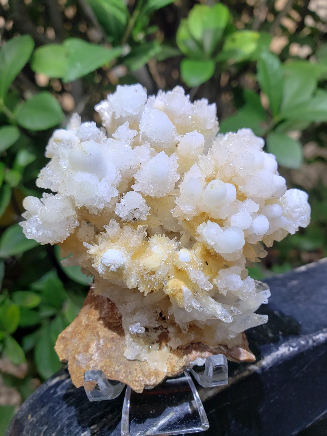 3" Pegmatite Crystal Cluster UV Phosphorescent Specimen, 77g or 2.7 Oz ...