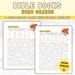 Books of the Bible: Word Scramble, Old and New Testament Books ...