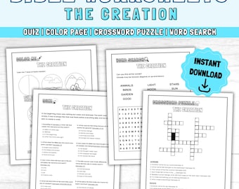 Youth Bible Study Games: GOD THE FATHER Printable Activity Worksheets ...