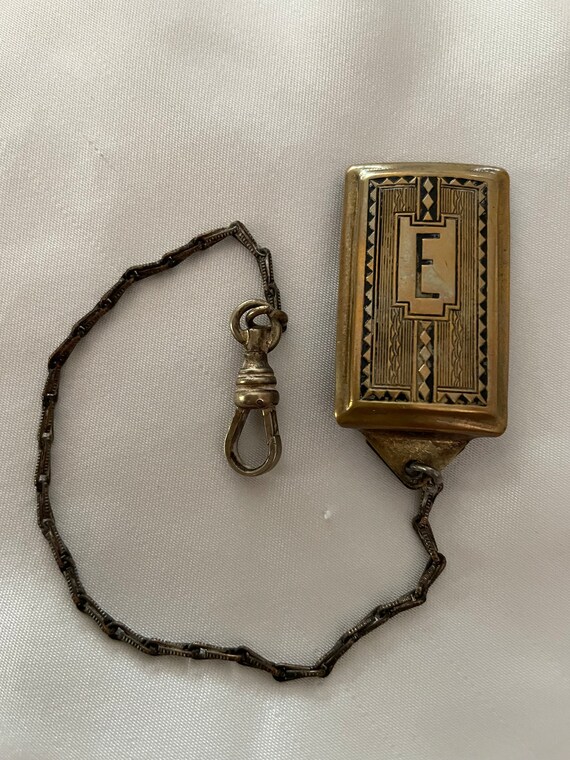 antique pocket watch fob - Gem