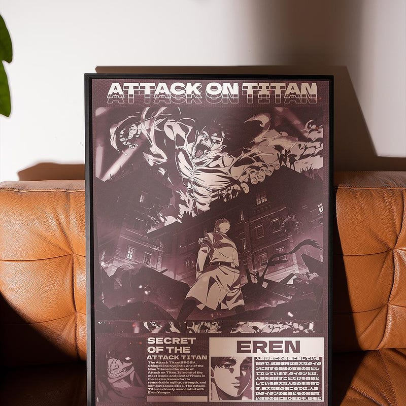 Attack on Titan Anime Poster - Etsy