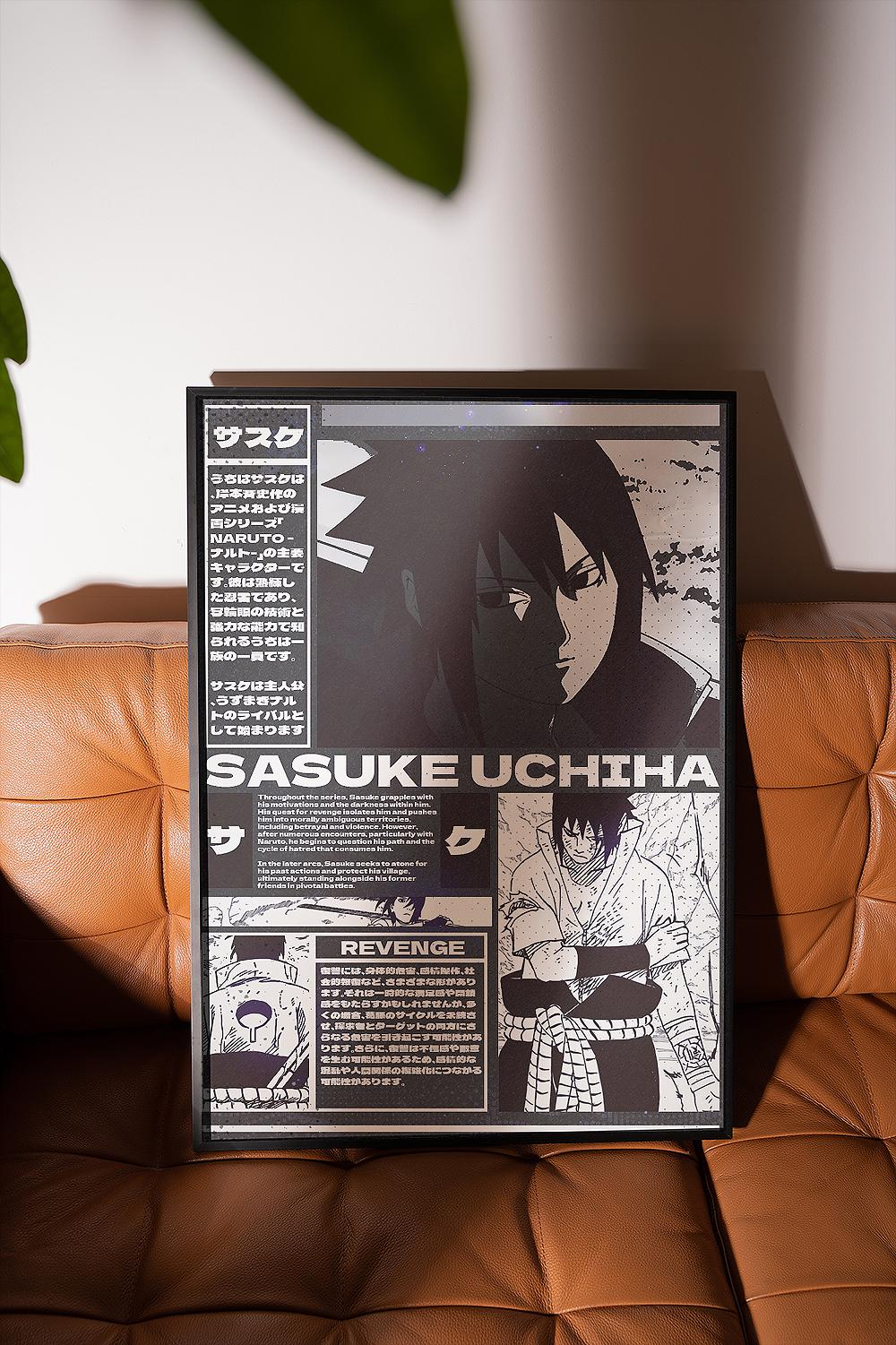 Naruto Sasuke Uchiha Anime Poster, High Quality Anime Poster, Naruto ...