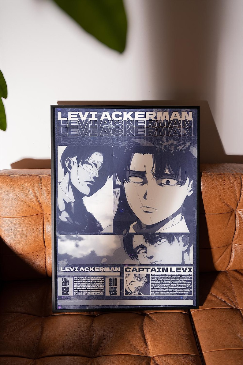 Levi Ackerman High Quality Poster, Levi Poster, Attack on Titan Levi ...