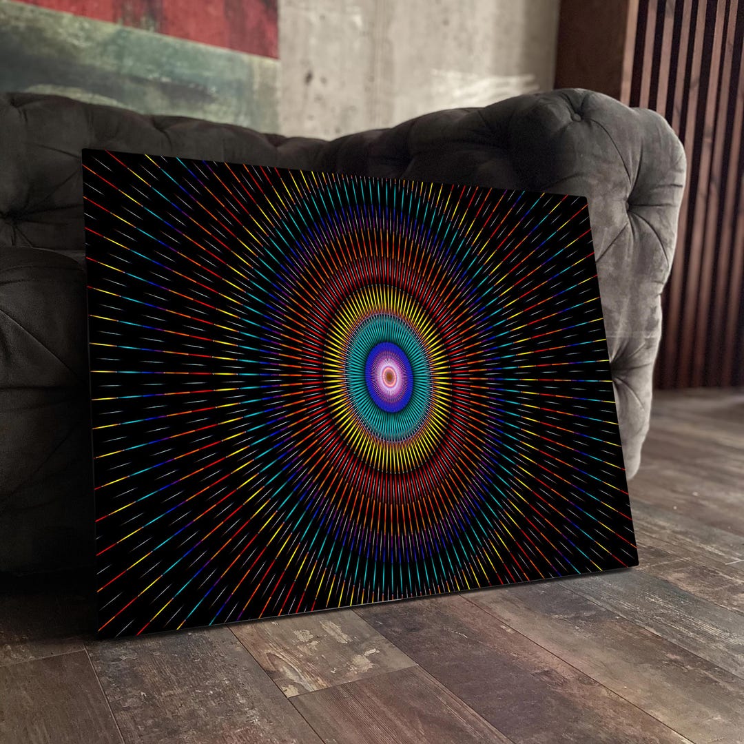 Prismatic Eye of Infinity Wall Art. A33 - Etsy