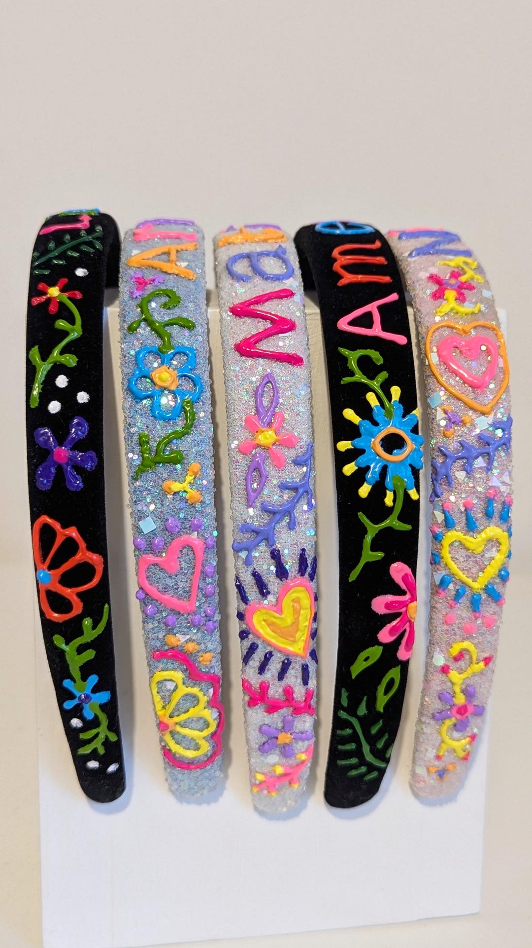 Personalised 90s Nostalgia Name Headbands / Alicebands With Fun ...