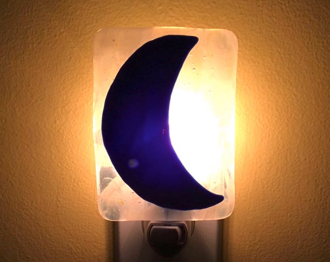 Goodnight Moon Fused Glass Nightlight - Etsy