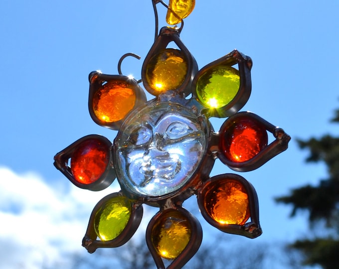 Tomorrow Will Be a Brighter Day Little Stained Glass Sun Catcher Sun ...