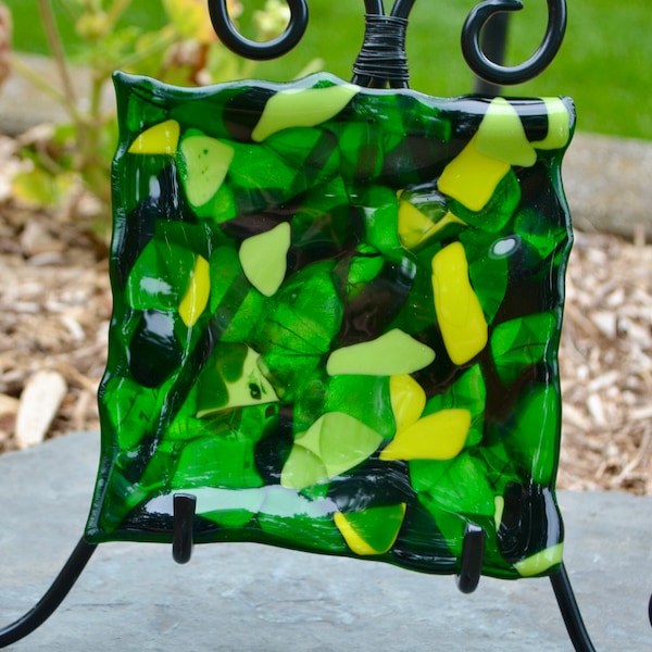 Recycled Glass Plate - Etsy