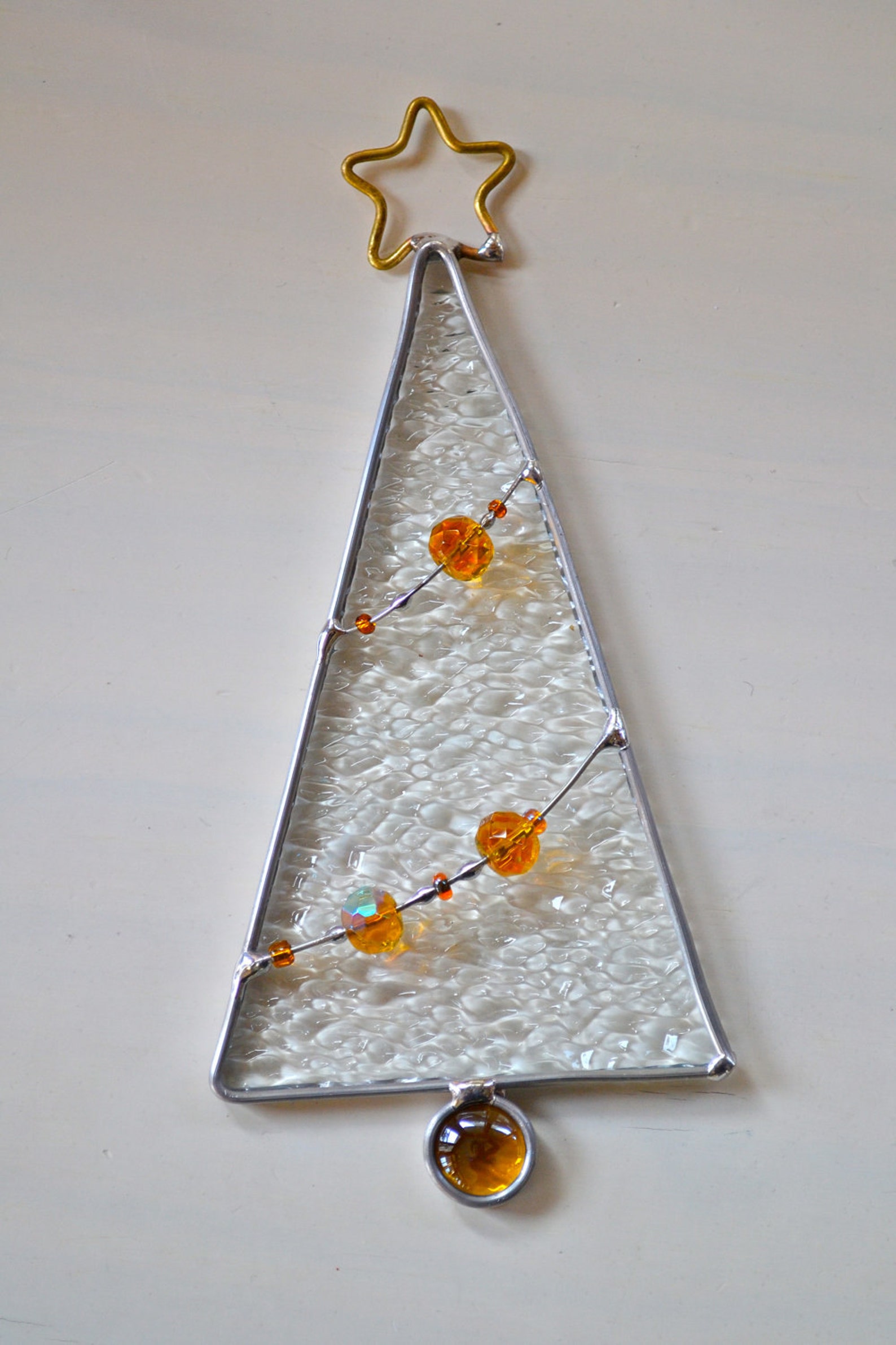 Crystal Christmas Tree in Stained Glass - Etsy