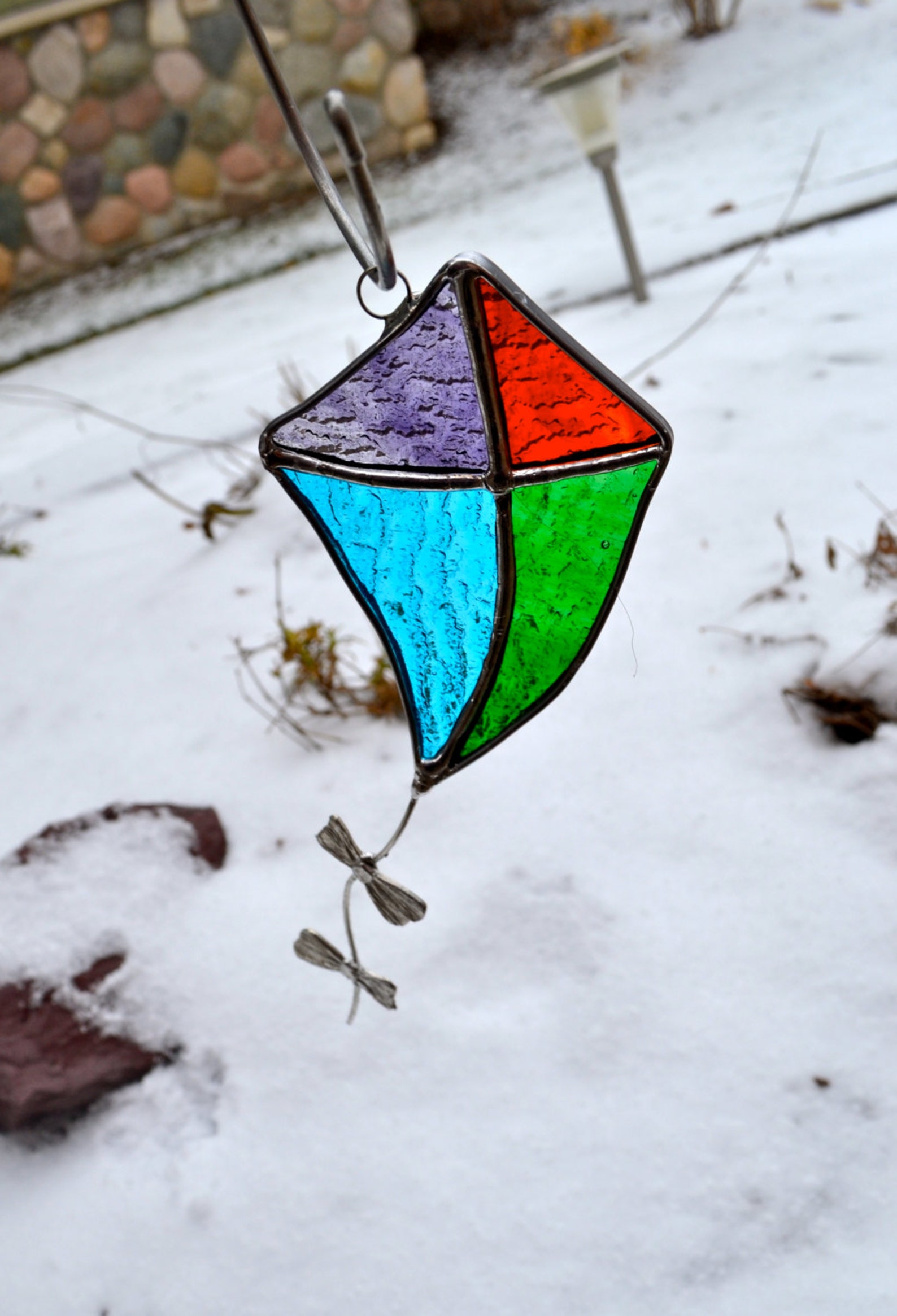 Go Fly a Kite Stained Glass Suncatcher Choose From Two Combinations - Etsy