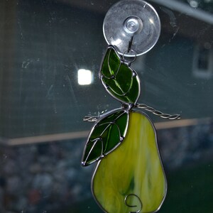 Perfect Pear Stained Glass Suncatcher - Etsy