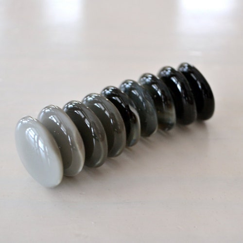 Rainbow Fused Glass Strong Magnets set of 9 With Tin - Etsy