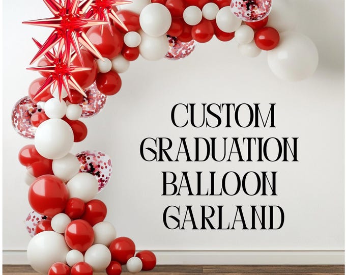 Deluxe Graduation Balloon Garland Kit - Class of 2023, Graduation Party ...