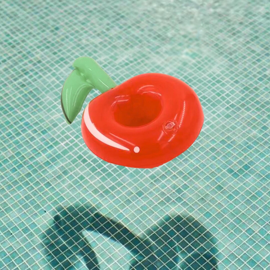 Pool Floatie Cherry Bachelorette Party Decor Cup Holder Float Cherry on Top Theme Decoration for ...
