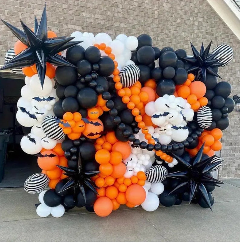 Halloween Balloon Arch for Bridal Shower Balloon Garland for Halloween Party Balloon Arch Kit ...