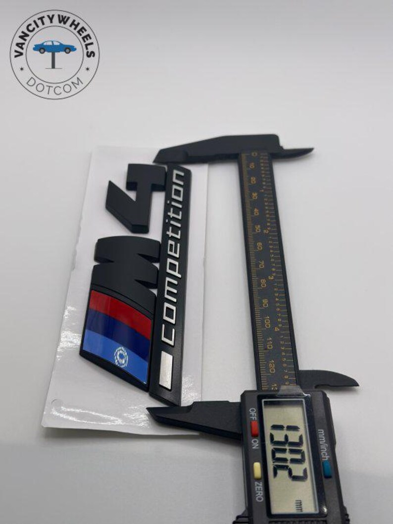 BMW M4 Competition Matte Black Emblem Badge 13040mm - Etsy