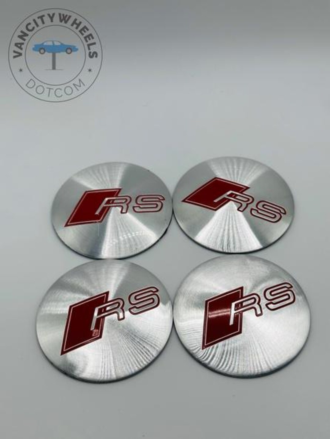 4PCS 56mm AUDI RS Stickers Emblems: Unleash the Exquisite Potential of ...