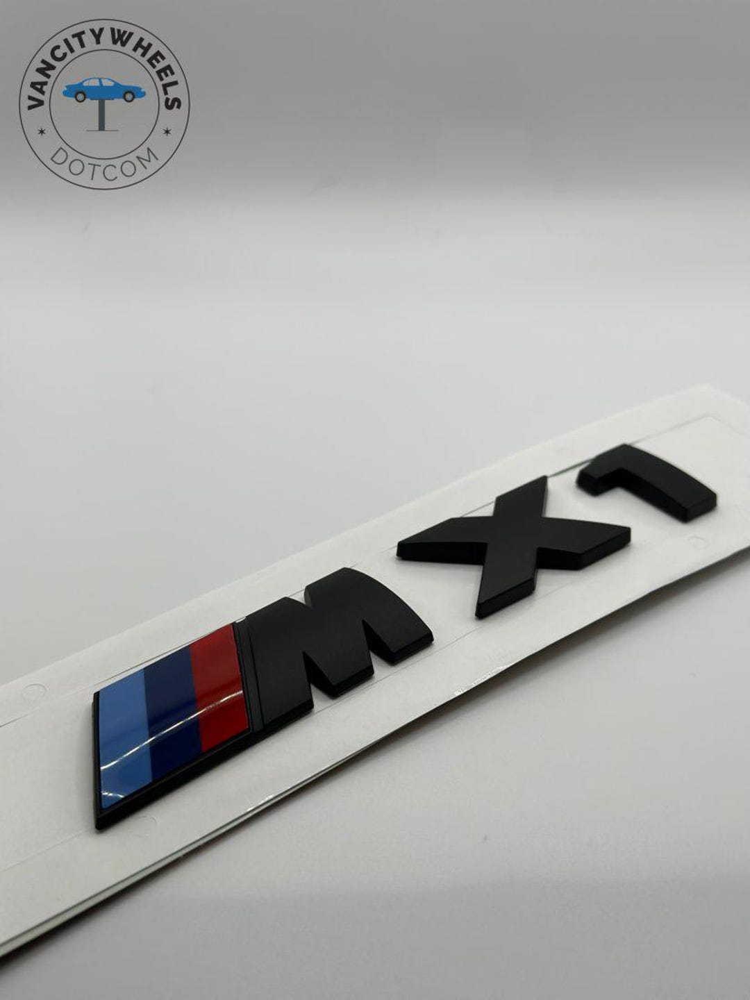 BMW M X1 Matte Black Emblem Badge 15228mm - Etsy