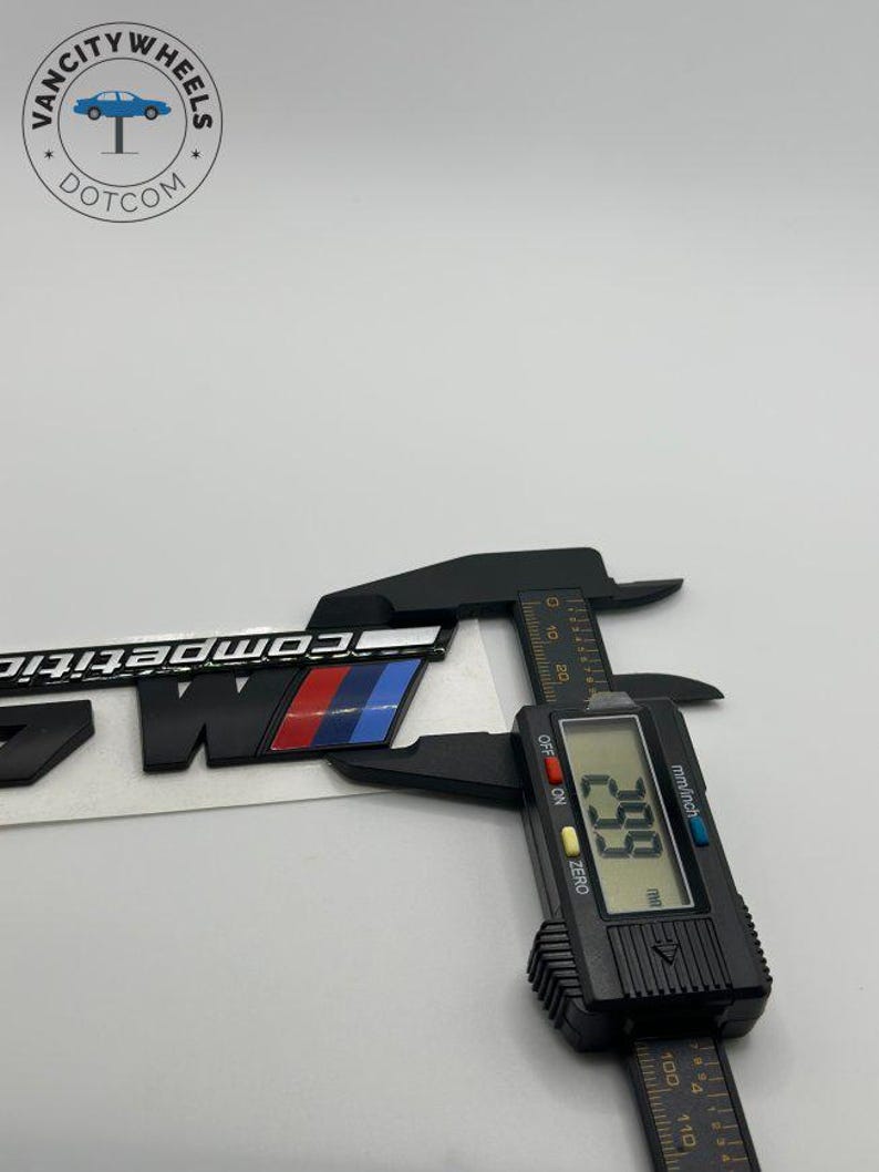 BMW M4 Competition Matte Black Emblem Badge 10330mm - Etsy