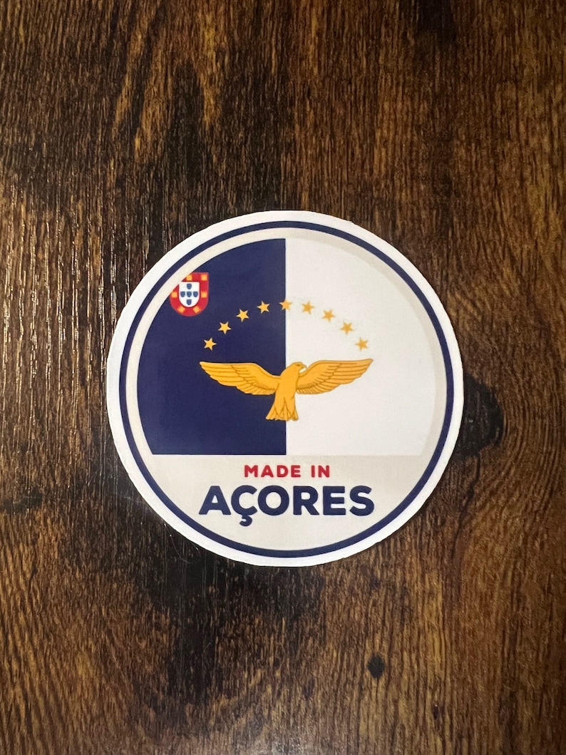 Made in the Acores Sticker Indoor/outdoor/waterproof Multiple Sizes - Etsy