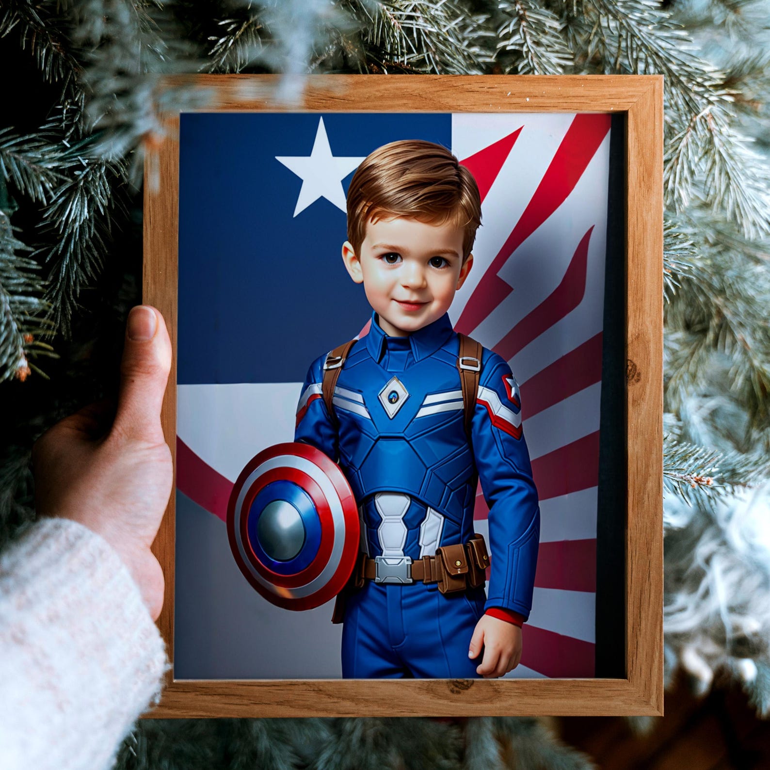 Personalized Superhero Cartoon Portrait, Custom Superhero Caricature ...