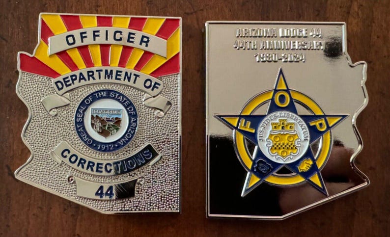 FOP Fraternal Order of Police Series Three Coin - Etsy