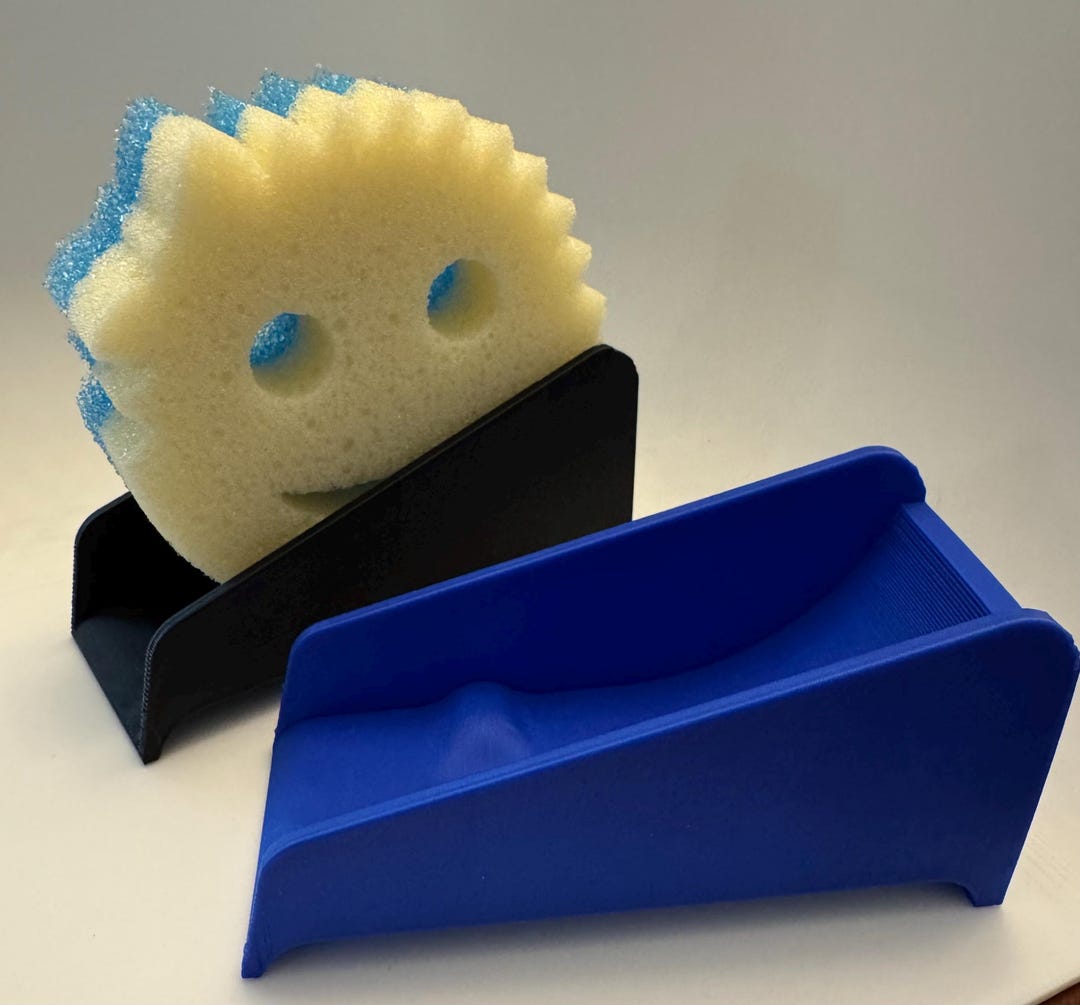 NEW Scrub Daddy Mommy SPONGE HOLDER Caddy Dock for Kitchen Sink or ...
