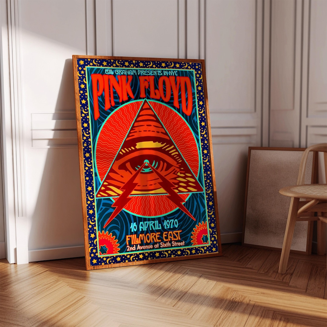 Pink Floyd Poster | Concert Poster | Album Poster Print | Album Cover ...