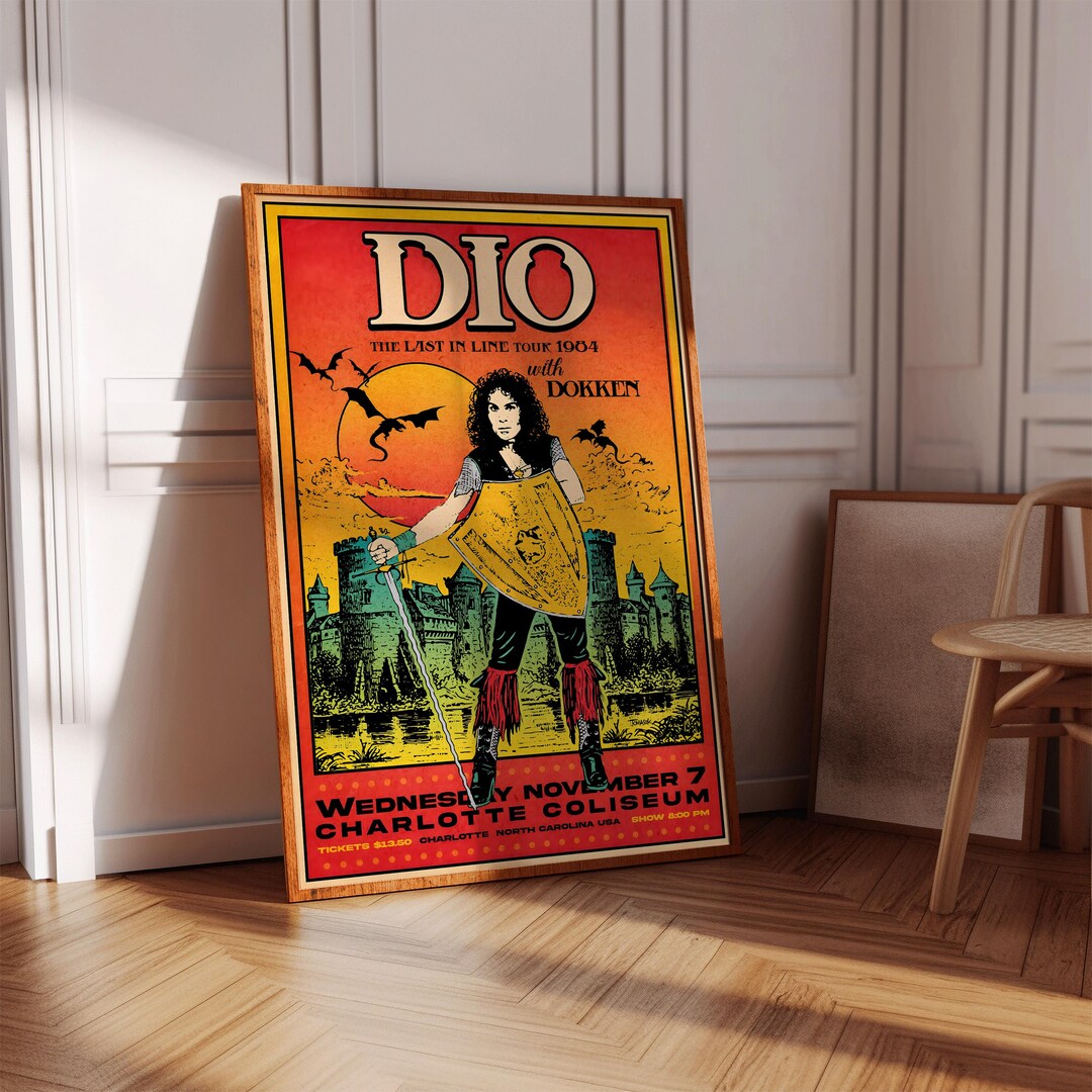 Dio Poster | Concert Poster | Album Poster Print | Album Cover Poster ...