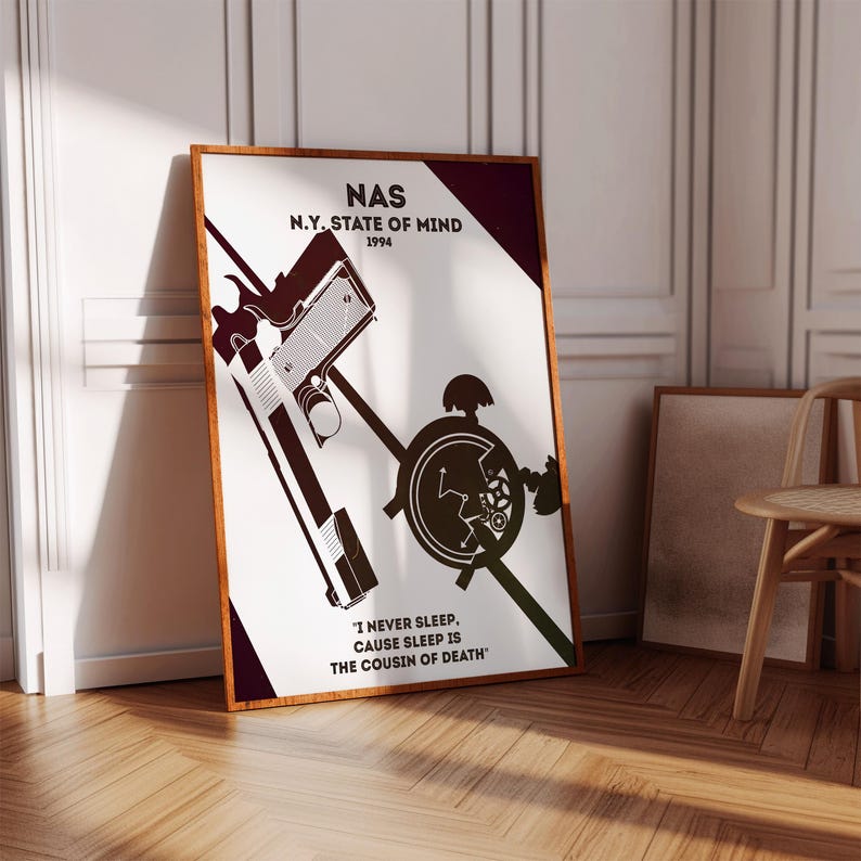 Nas Poster Concert Poster Album Poster Print Album Cover Poster Rap ...